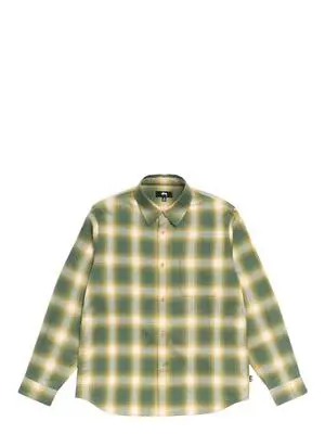 StÜssy Beach Ombre Plaid Shirt - Green