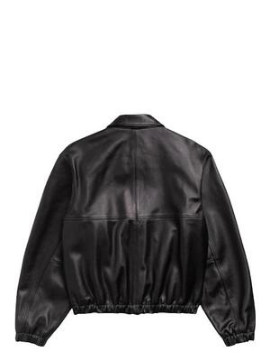 StÜssy Leather Work Jacket - Black