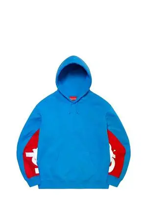 Supreme Cropped Panel Hoodie - Blue