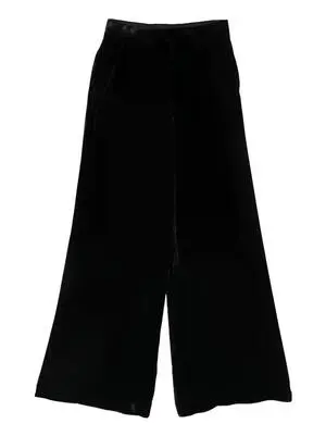 Rick Owens Velvet Trousers - Black