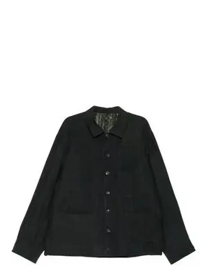 ZIGGY CHEN Spread-collar Jacket - Black