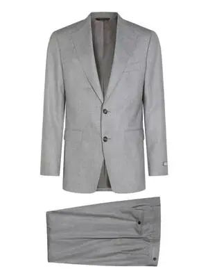 Canali Wool Two-piece Suit - Grey