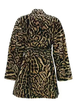 IRIE' Irie Leopard-print Belted Coat - Neutrals