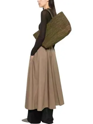 SOPHIE DIGARD Woven Raffia Tote Bag