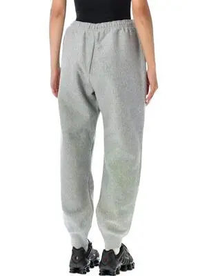 Nike Logo Embroidered Track Pants - Grey