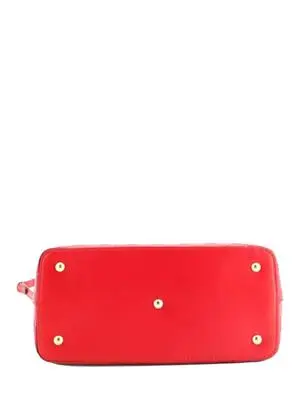 Gucci Medium Leather Satchel - Red