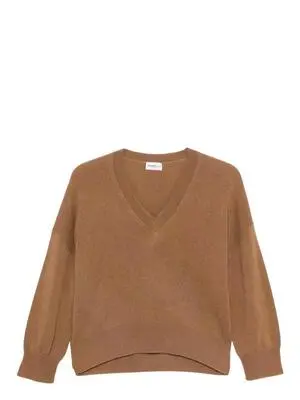 Marella Mseditore V-neck Long-sleeve Sweater - Brown