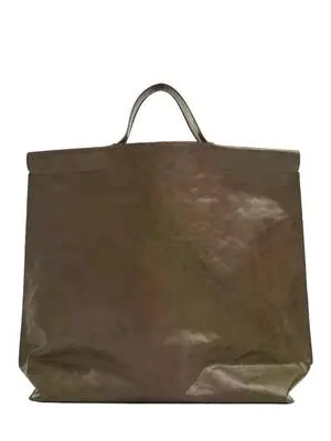 BEA MOMBAERS L Shopper Leather Tote Bag - Brown