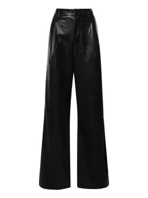 Andamane Pleated Trousers - Black