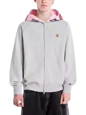 BILLIONAIRE BOYS CLUB - ICE CREAM Cones & Bones Zip-up Hoodie - Grey