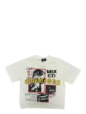 Mixed Emotion Forever Graphic-print T-shirt - White