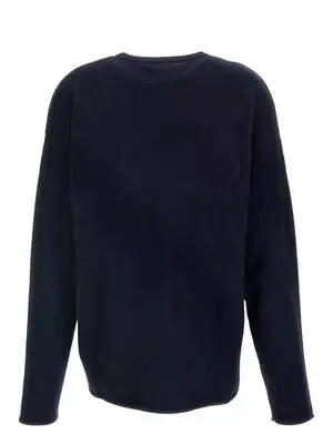 Extreme Cashmere Crew-neck Oversized Sweater - Blue