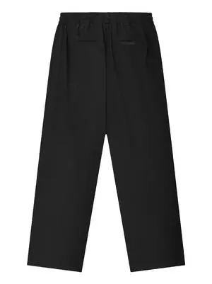 Fear Of God Silk-blend Pleat Front Drawstring Trousers - Black