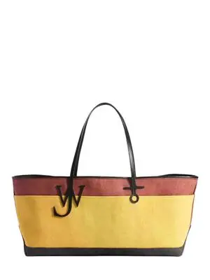 JW Anderson Stretch Anchor Logo-plaque Tote Bag - Yellow