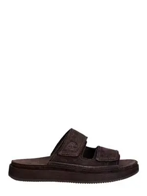 Timberland Suede Touch-strap Slides - Brown