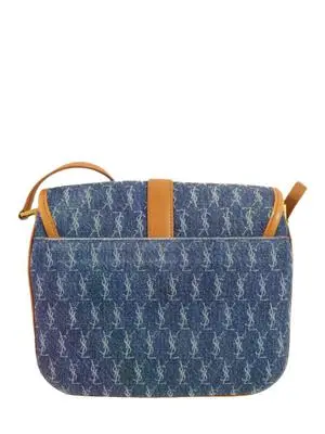 Saint Laurent Le Monogram Shoulder Bag - Blue