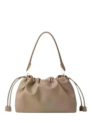 Fendi Soft Logo-plaque Tote Bag - Neutrals