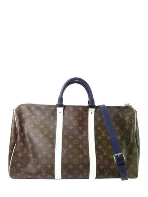 LOUIS VUITTON Monogram Keepall 50 Luggage - Brown