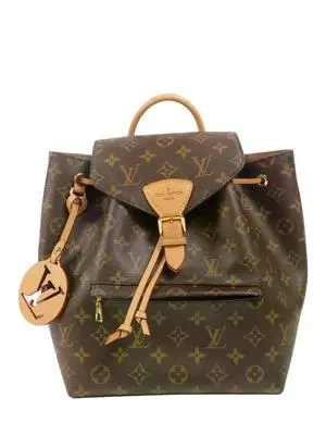 LOUIS VUITTON Montsouris Monogram Backpack - Brown