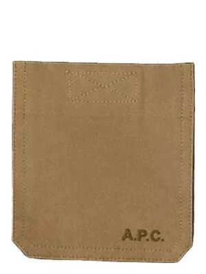 A.p.c. Ribbed Wool Sweater With Pocket Detailing - Brown