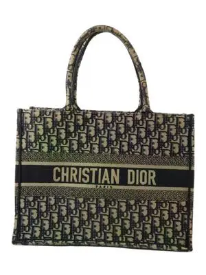 Dior Medium Book Tote Oblique Tote Bag - Blue