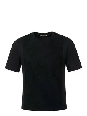 Valentino Garavani Lace Panel T-shirt - Black