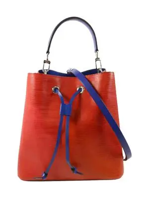 LOUIS VUITTON Louis Vuitton Epi Leather Neonoe MM Bucket Bag Red