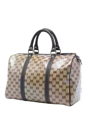 Gucci Medium Gg Crystal Joy Boston Bag - Neutrals