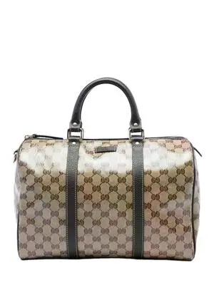 Gucci Gg Crystal Joy Boston Bag - Neutrals