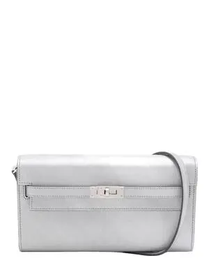 Hermès Kelly To Go Wallet Crossbody Bag - Silver