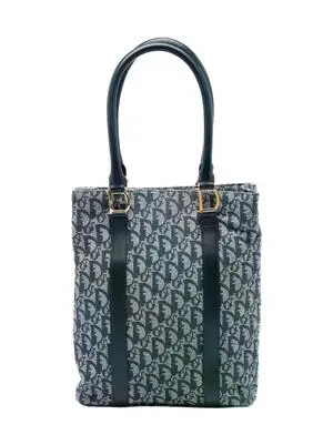 Dior Diorissimo Trotter Canvas Tote Bag - Blue