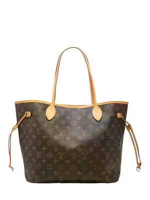 LOUIS VUITTON Monogram Neverfull Mm Tote Bag - Brown
