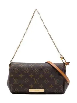 LOUIS VUITTON Monogram Favorite Mm Satchel - Brown