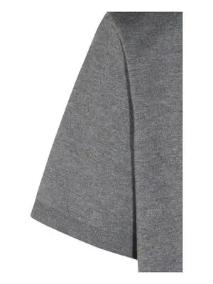 Malo Cashmere-silk Blend T-shirt - Grey