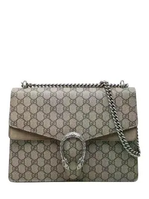 Gucci Dionysus Gg Supreme Shoulder Bag - Neutrals