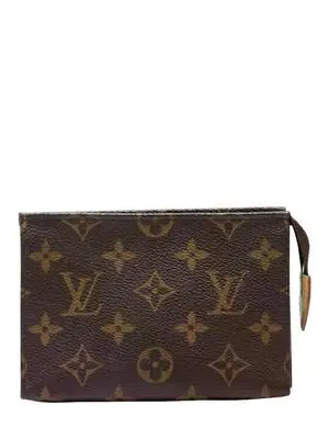 LOUIS VUITTON 2004 Monogram Toiletry Pouch 15 - Brown