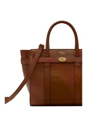Mulberry Mini Zipped Bayswater Shoulder Bag - Brown