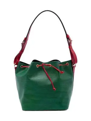 LOUIS VUITTON Epi Petit Bicolor Noe Bucket Bag - Green