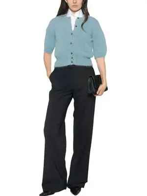 BERWICH Patrizia Wool Trousers - Blue