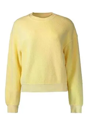 THE LADY AND THE SAILOR Bouclé Crew-neck Sweater - Yellow