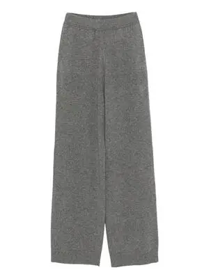 Malo Wide-leg Trousers - Grey