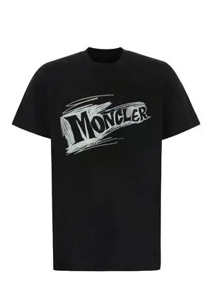 Moncler Logo-print T-shirt - Black