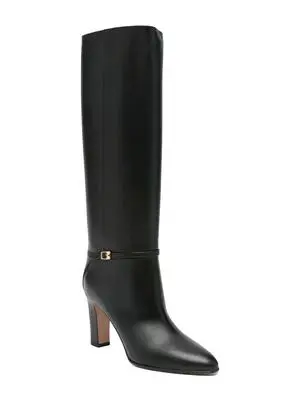 Valentino Garavani Knee-high Block Heel Boots - Black