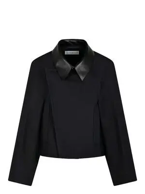 Givenchy A-line Cocoon Jacket - Blue