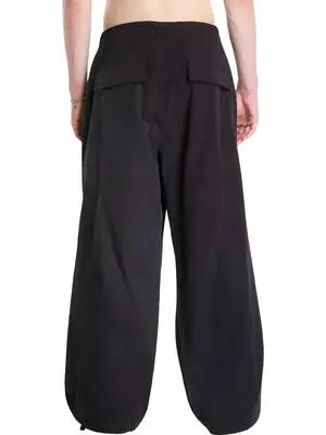 BILLIONAIRE BOYS CLUB - ICE CREAM Running Dog Motif Wide Leg Trousers - Black