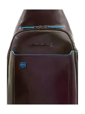 PIQUADRO Leather Backpack - Brown