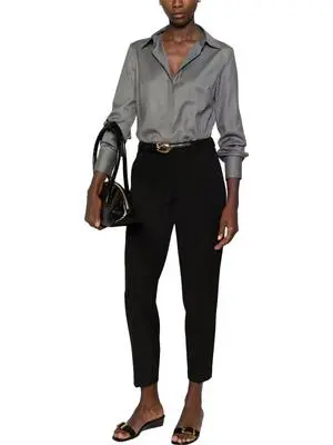 Peserico Belt-loops Tailored Trousers - Black