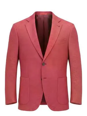 Isaia Single-breasted Blazer - Red