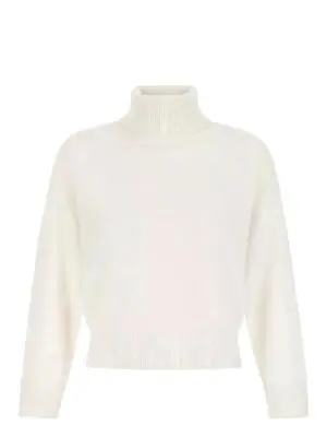 VANISE Cashmere Roll Neck Sweater - Neutrals