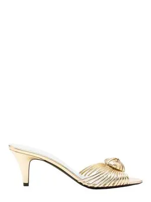 Valentino Garavani Strappy Heeled Sandals - Gold